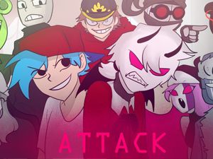 FNF: Attack but Everyone take Turn Singing play online