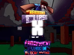 FNF: Blocky Myths vs Herobrine play online