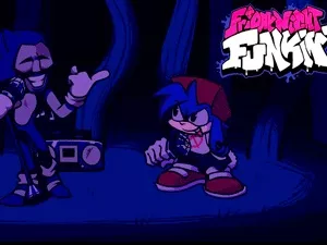 Blue Forest Anomaly (FNF Majin mod) play online