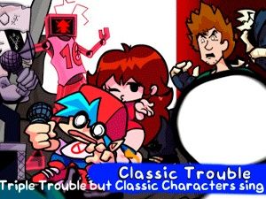FNF: Classic Trouble – Classic Characters Sing Triple Trouble play online