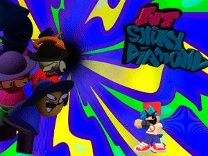 FNF Dave and Bambi Shiny Diamond Edition play online