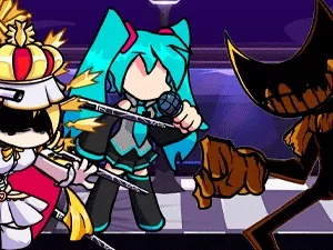 FNF: Dead Hope, but Mami, Miku, and Bendy Sing it play online