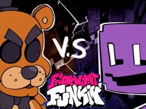 FNF Fazbear Fight: Freddy vs Purple Guy play online