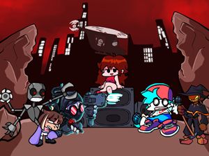 FNF: Accelerant, but everyone take Turn singing it play online