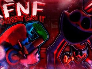 FNF Godsent Gaslit – Bedtime vs CatNap play online