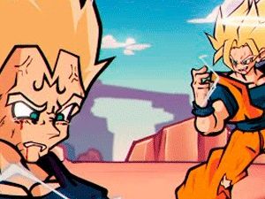 FNF: Llamao de EmergenZia – Goku vs Sad Majin Vegeta play online