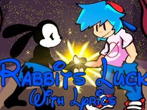 FNF: Oswald Sing Rabbit’s Luck with Lyrics play online