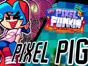 FNF Pixel Pig, but Boyfriend Sing it play online