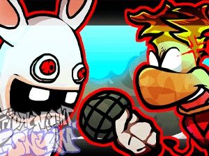 FNF: Rayman vs Rabbids play online