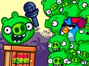 FNF Vs Bad Piggies (Ross V2) play online