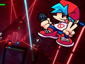 FNF vs Beat Saber play online