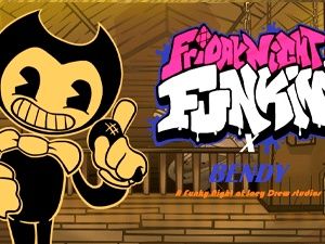 FNF vs Bendy (A Funky Night at Joey Drew studios) play online