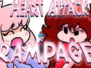 FNF vs Cloud (Senpai Fangirl | Heart Attack Rampage) play online