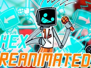 FNF vs Hex Reanimated with Lyrics play online