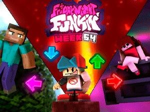 FNF vs Minecraft Steve (Week 64) play online