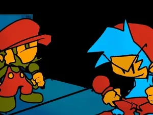 FNF vs Retro Super Mario play online