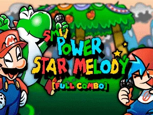 FNF vs SMW: Power Star Melody play online