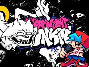 FNF vs Sonic Black And White play online