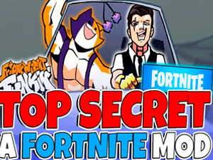 FNF x Fortnite – Top Secret play online